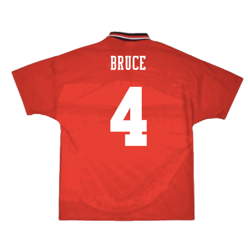 Manchester United 1994-96 Home Shirt (Excellent) (Bruce 4) – Classic Football Kit