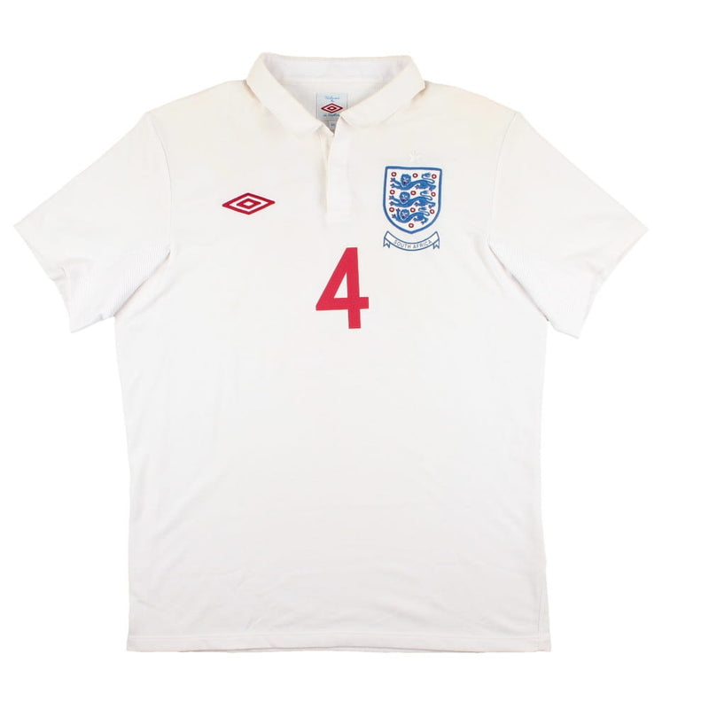 England 2010-12 Home Shirt (Gerrard #4) (L) (Excellent) – Classic ...