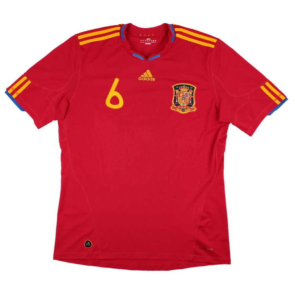 Spain 2010-11 Home Shirt (Iniesta #6) (L) (Excellent) – Classic ...