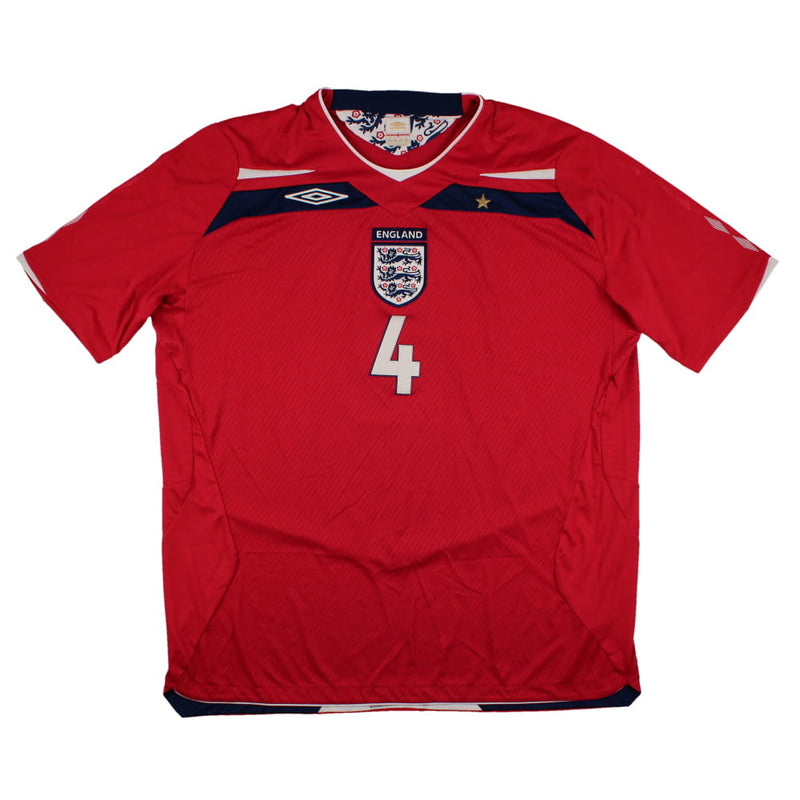 England 2008-10 Away Shirt (XXL) Gerrard #4 (Excellent) – Classic ...