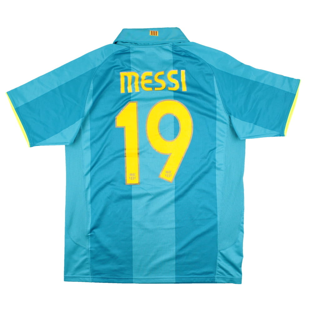 Barcelona 2007-08 Away Shirt (M) Messi #19 (Very Good) – Classic ...