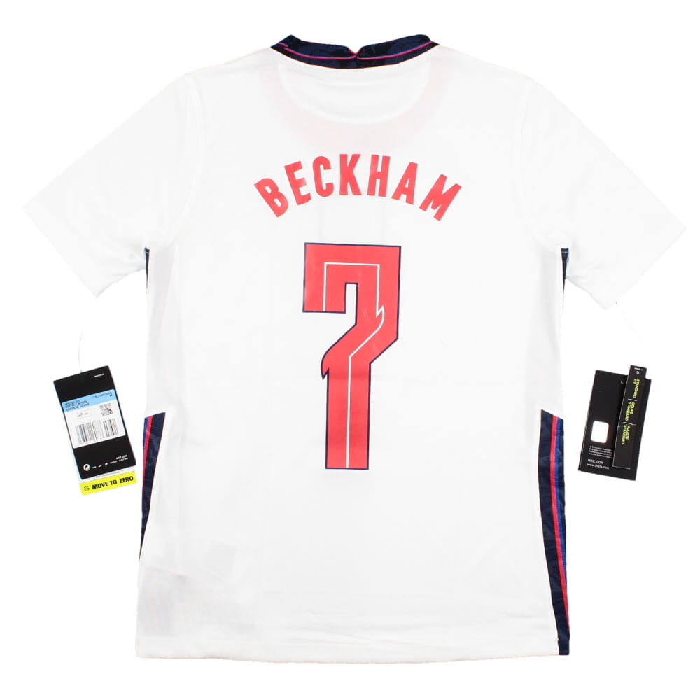 England 2020-21 Home Shirt (MB) Beckham #7 (BNWT) – Classic Football Kit