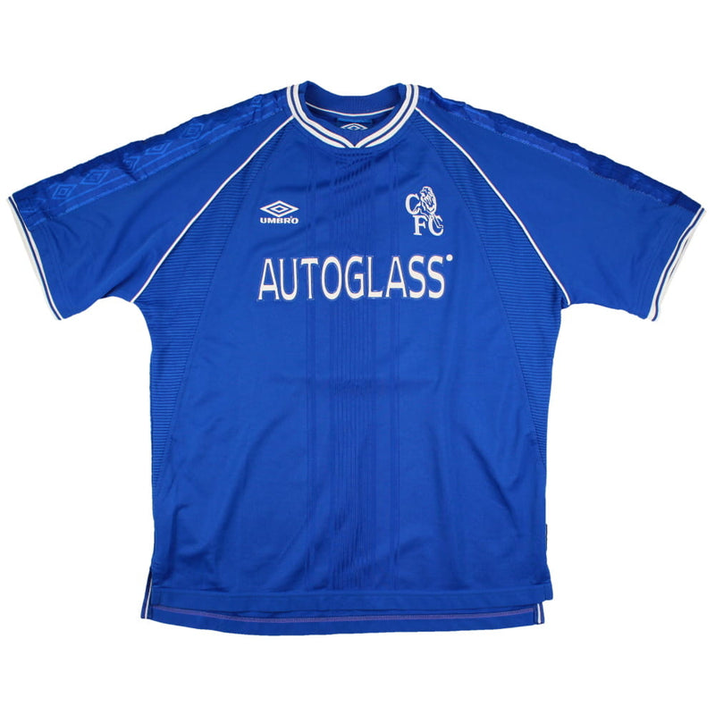 Chelsea 1999-01 Home Shirt (XL) Zola #25 (Excellent) – Classic Football Kit