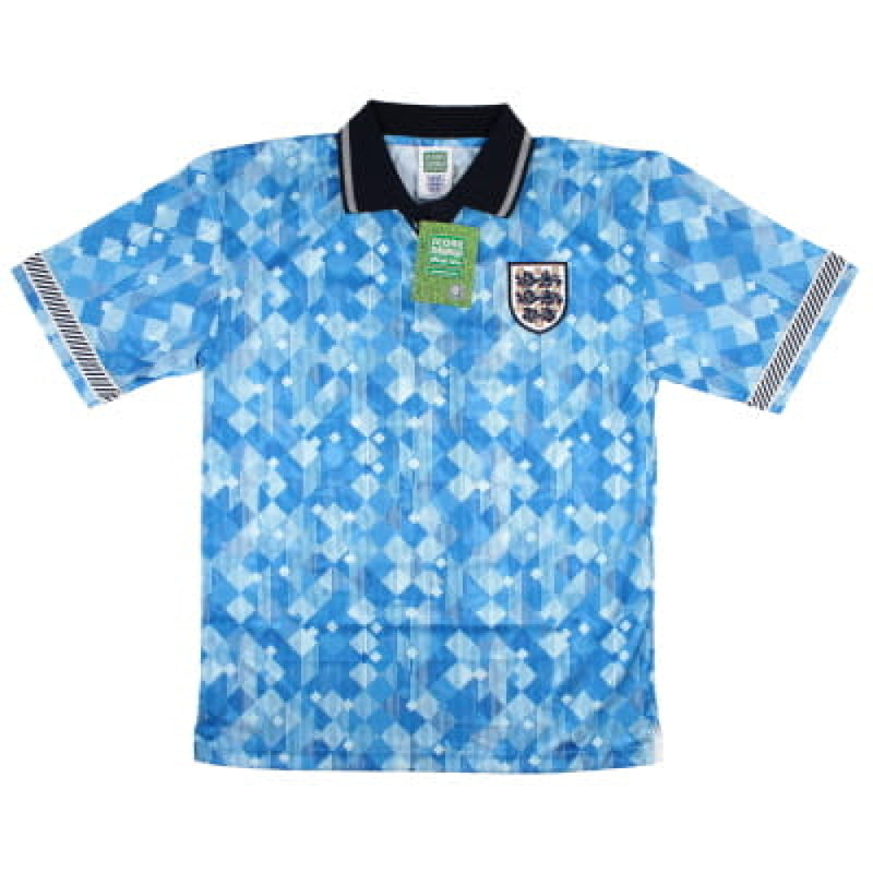 England 1990 Score Draw Third Shirt (M) Pearce #3 (Excellent) – Classic ...