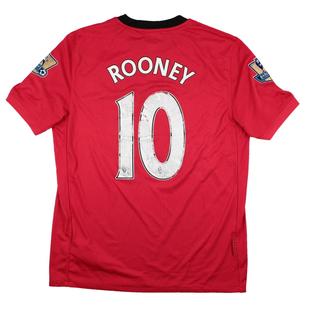 Manchester United 2009-10 Home Shirt (Rooney #10) (M) (Good) – Classic ...