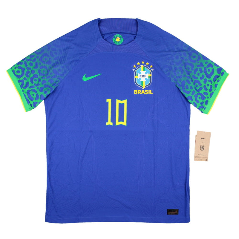 Brazil 2022-23 Away Shirt (L) Neymar #10 (Mint) – Classic Football Kit