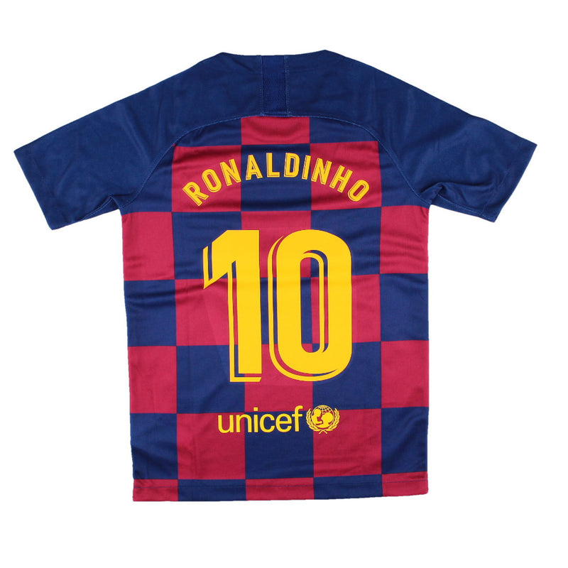 Barcelona 2019-20 Home Shirt (MB) Ronaldinho #10 (Mint) – Classic ...