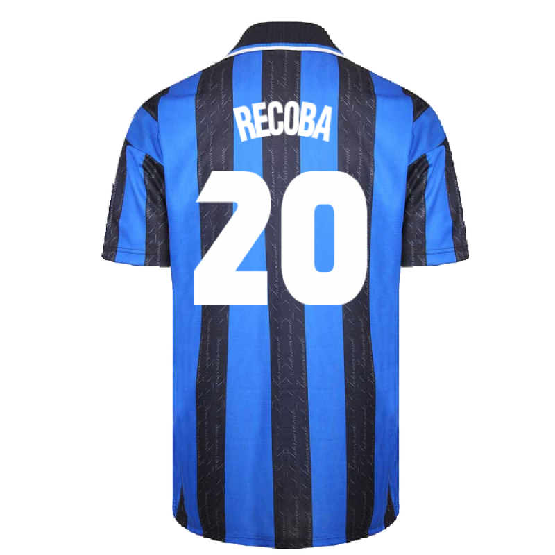 1998 Inter Milan Score Draw Home Shirt (M) (Excellent) (RECOBA 20 ...