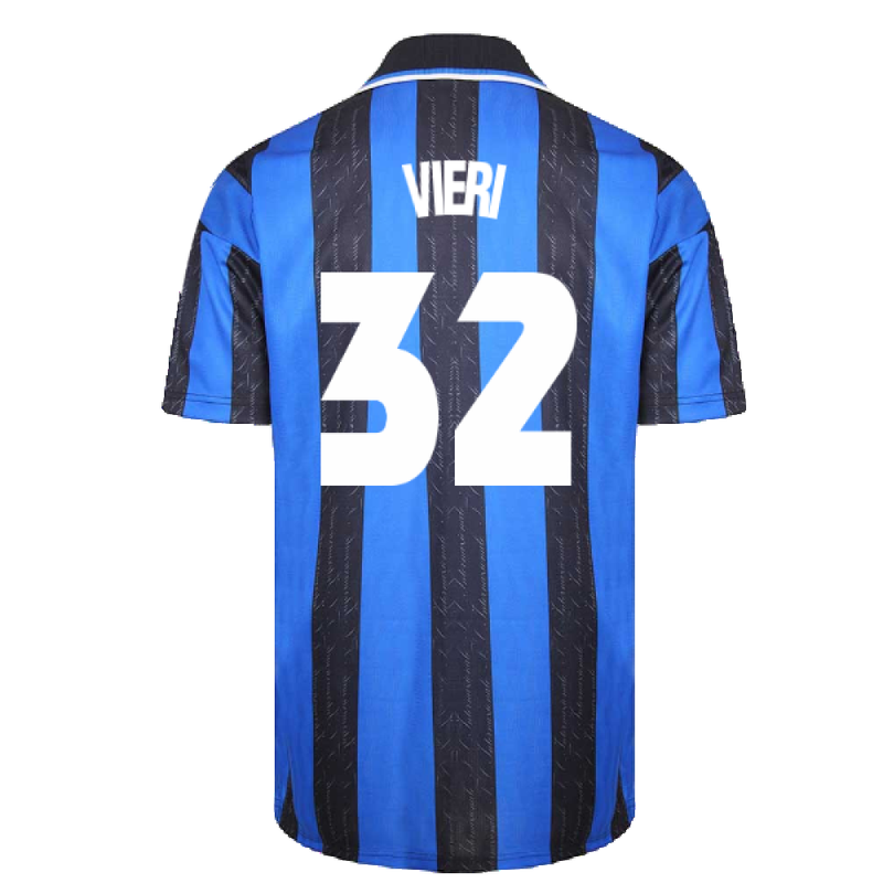 1998 Inter Milan Score Draw Home Shirt (M) (Excellent) (VIERI 32 ...