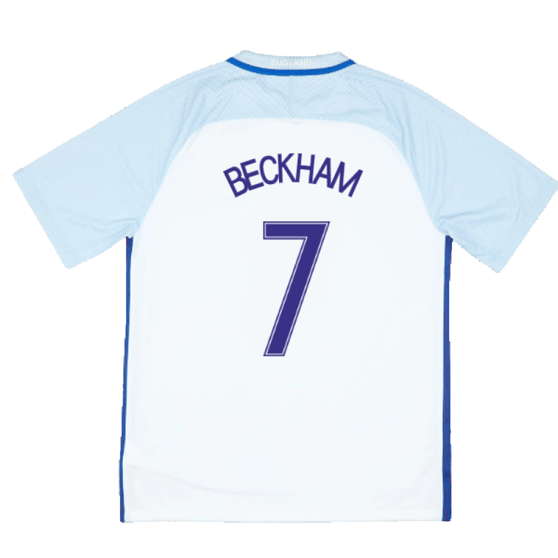2016-2017 England Home Nike Football Shirt (L) (Excellent) (Beckham 7 ...