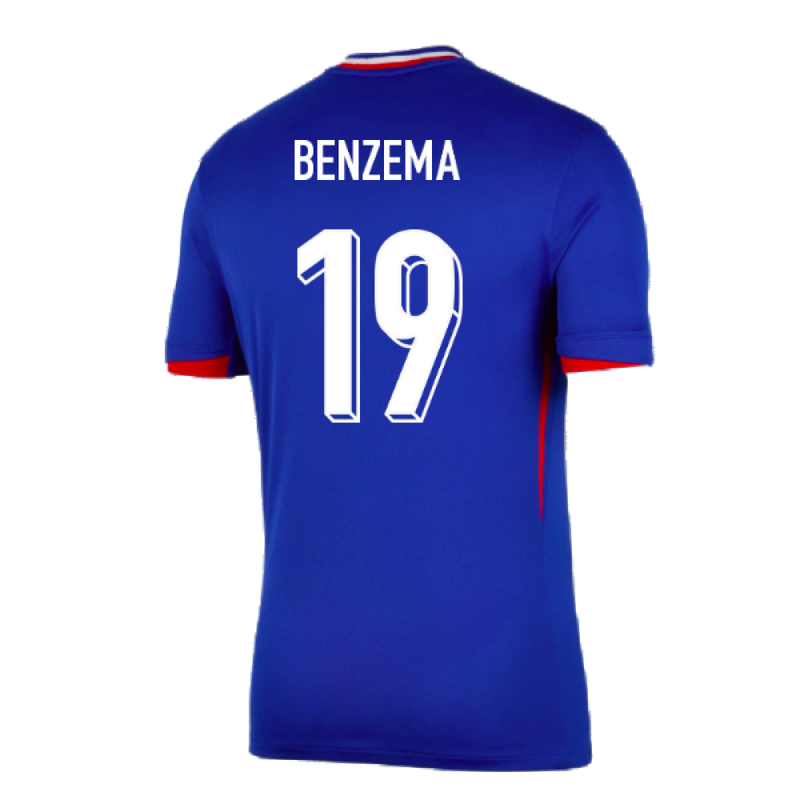 2024-2025 France Home Shirt (Benzema 19) – Classic Football Kit