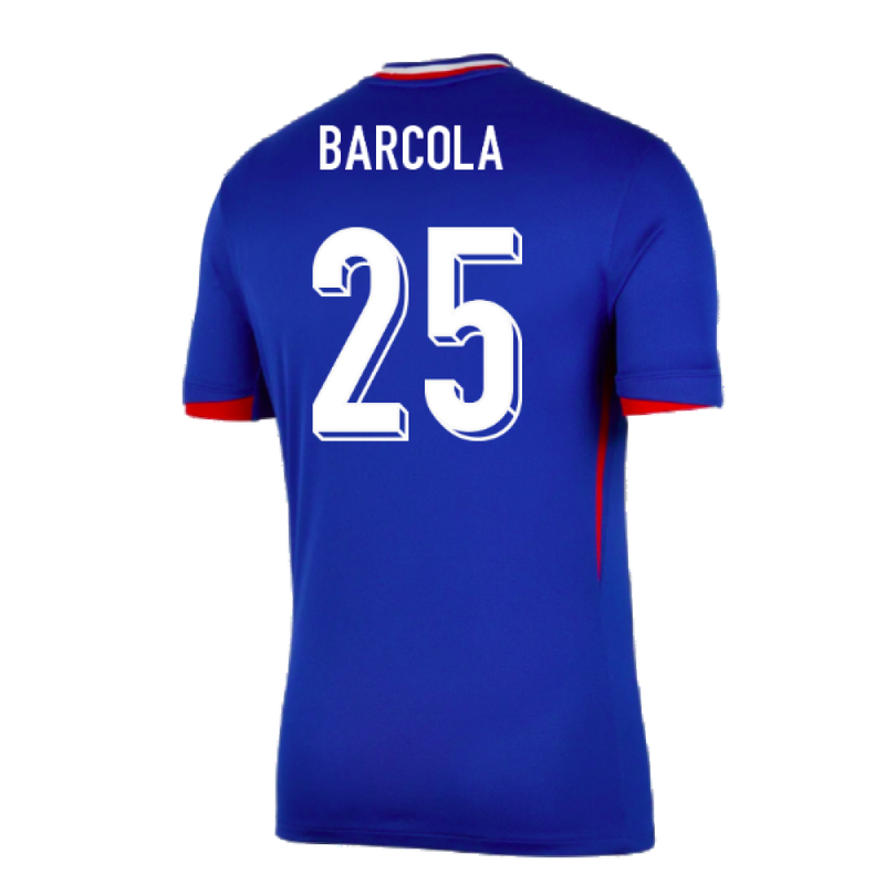 2024-2025 France Home Shirt (Barcola 25) – Classic Football Kit