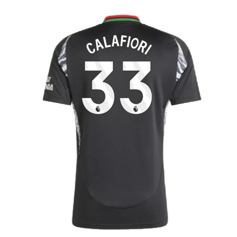 2024-2025 Arsenal Away Shirt (Calafiori 33) – Classic Football Kit
