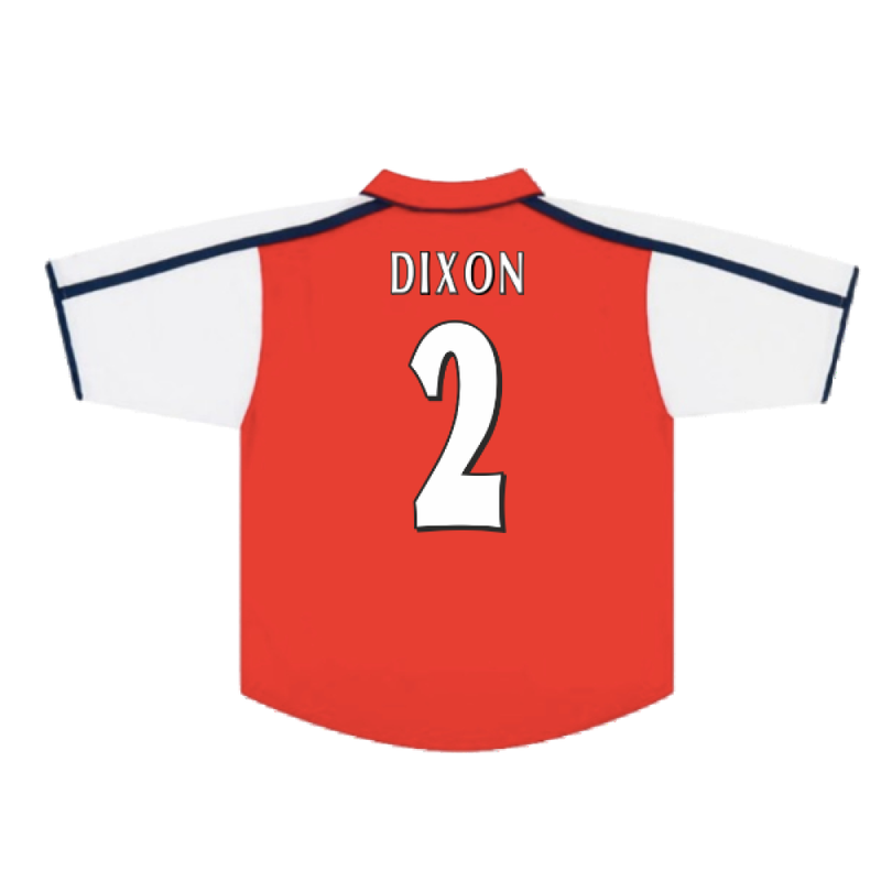 Arsenal 2000-02 Home Shirt (S) (Very Good) (Dixon 2) – Classic Football Kit