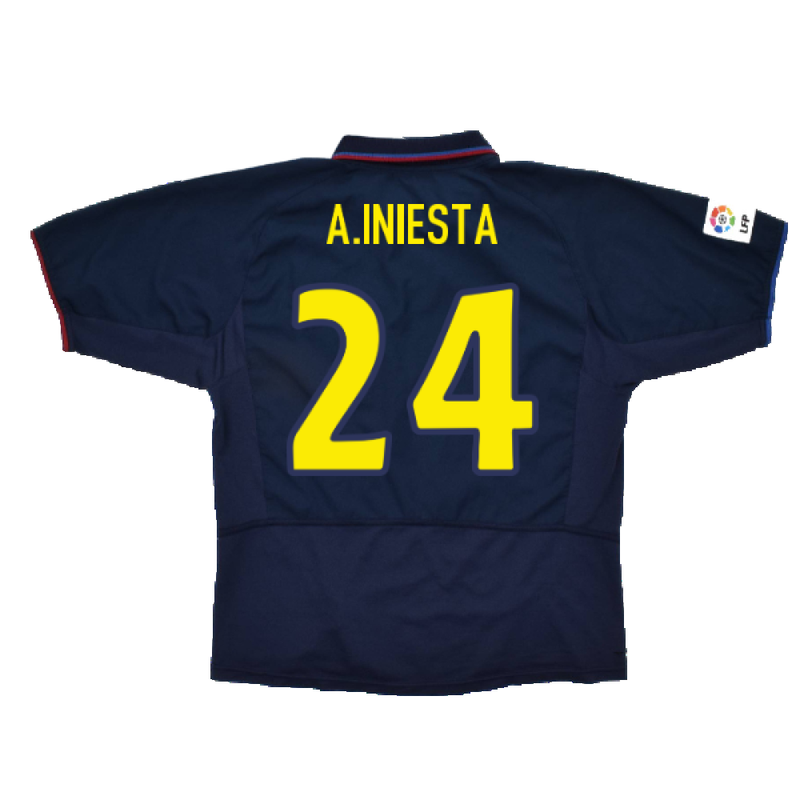 Barcelona 2003-04 Third Shirt (L) (Fair) (A.Iniesta 24) – Classic ...