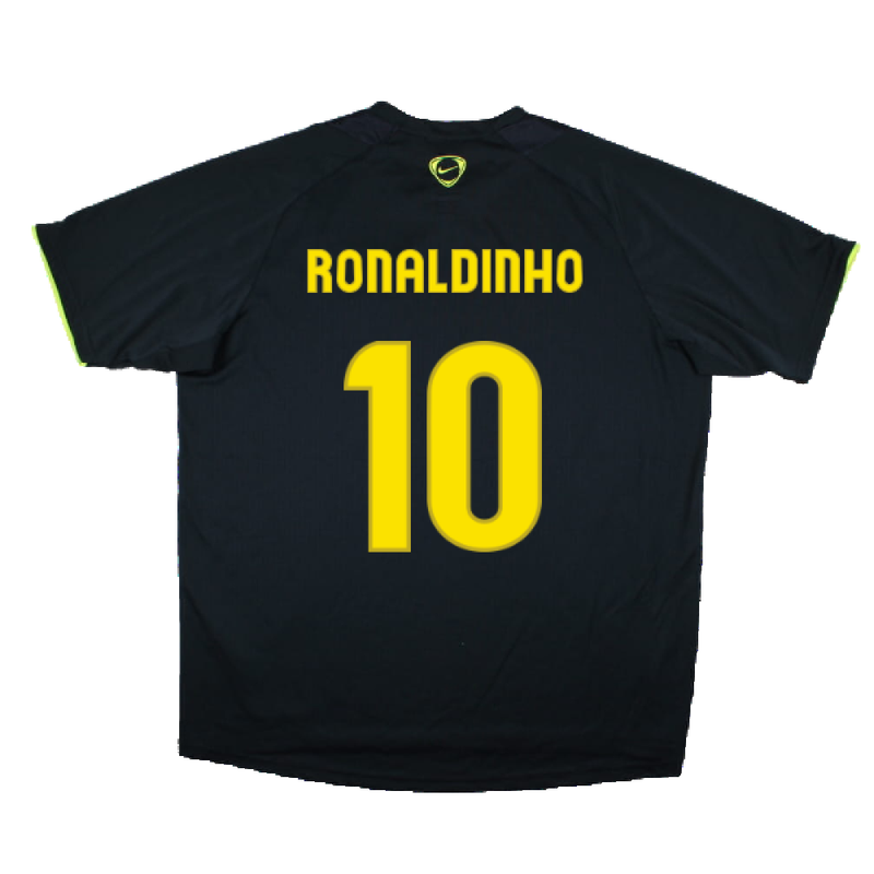 Barcelona 2008-09 Nike Training Shirt (2XL) (RONALDINHO 10) (Excellent ...