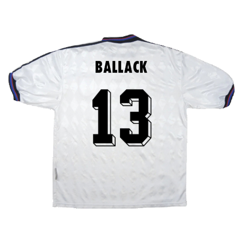 Bayern Munich 1996-98 Away Shirt (L) Strunz #8 (Fair) (Ballack 13 ...