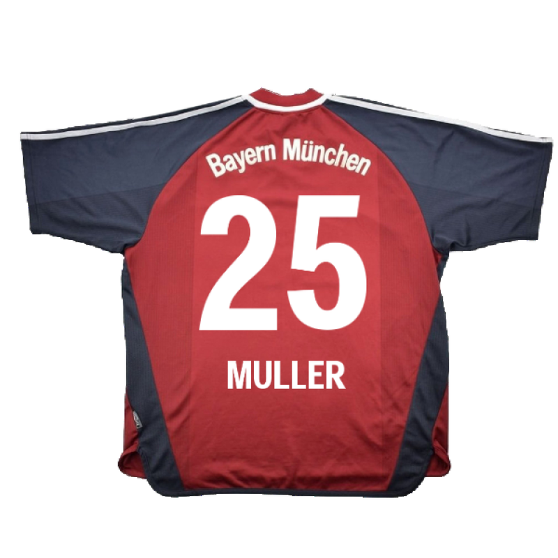 Bayern Munich 2001-02 Home Shirt (S) (Very Good) (Muller 25) – Classic ...
