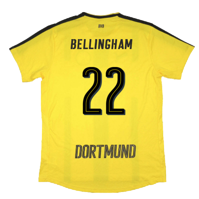 Borussia Dortmund 2016-17 Home Shirt (S) (Excellent) (Bellingham 22 ...