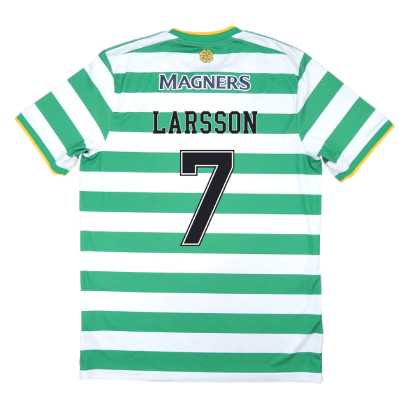 Celtic 2020-21 Home Shirt (Sponsorless) (L) (LARSSON 7) (Excellent ...