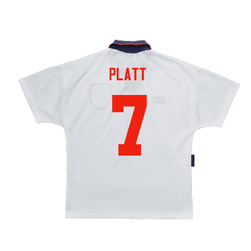 England 1993-1995 Home Shirt (L) (Good) (Platt 7) – Classic Football Kit