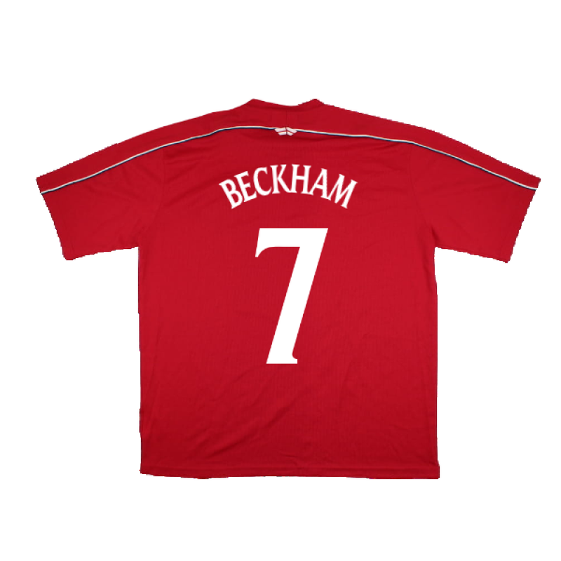 England 2000s Umbro Training Shirt (XXL) (Very Good) (Beckham 7 ...