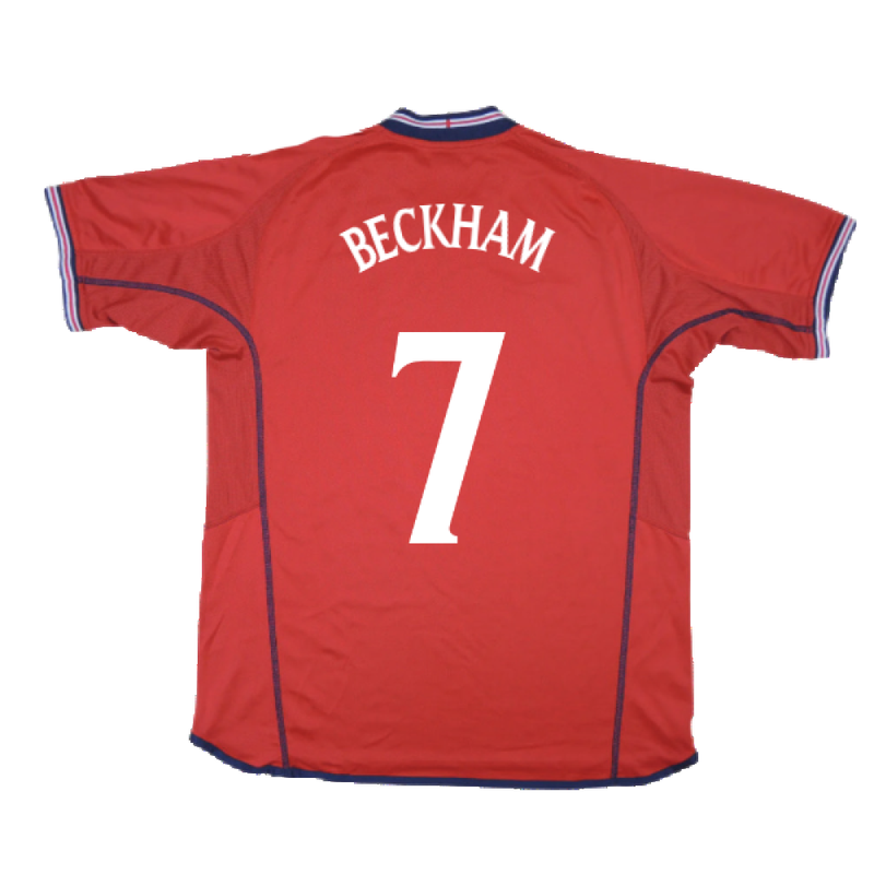 England 2002-04 Away Shirt (XXL) (Excellent) (Beckham 7) – Classic ...