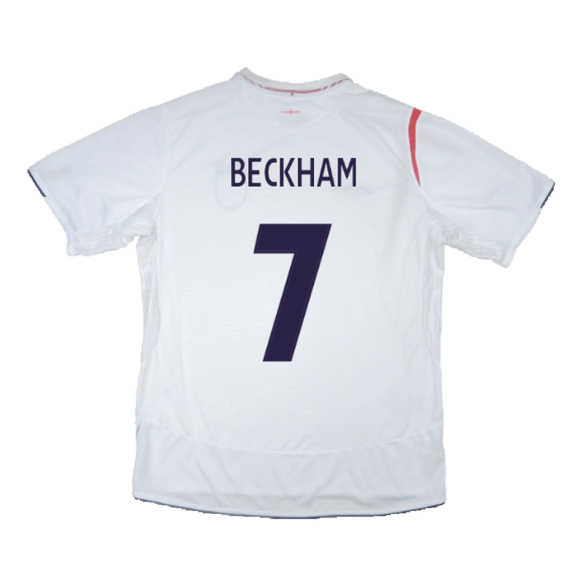 England 2005-07 Home Shirt (M) (Very Good) (BECKHAM 7) – Classic ...