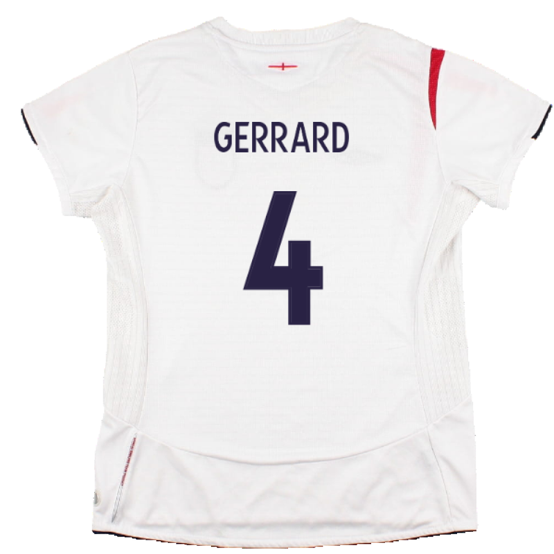 England 2005-07 Home Shirt (Womens 12) (Good) (GERRARD 4) – Classic ...