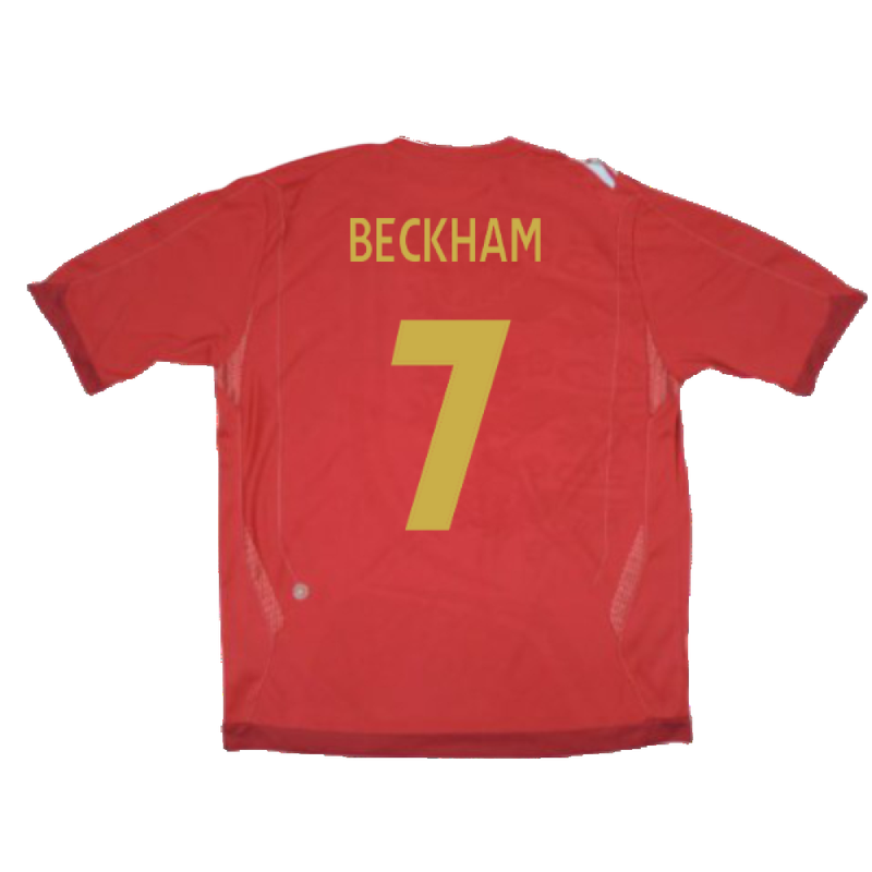 England 2006-08 Away (XXL) (Excellent) (BECKHAM 7) – Classic Football Kit