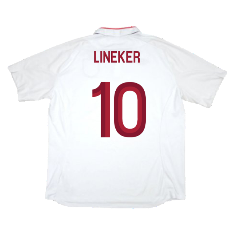 England 2012-13 Home Shirt (XL) (Excellent) (Lineker 10) – Classic ...