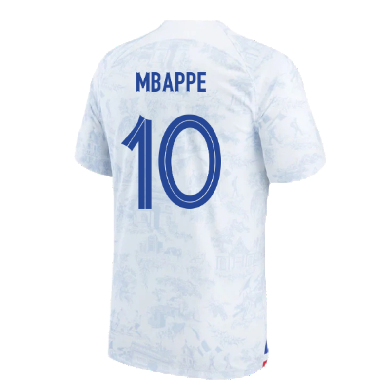 France 2022-23 Away Shirt (Mbappe #10) (Womens M) (Good) (MBAPPE 10 ...