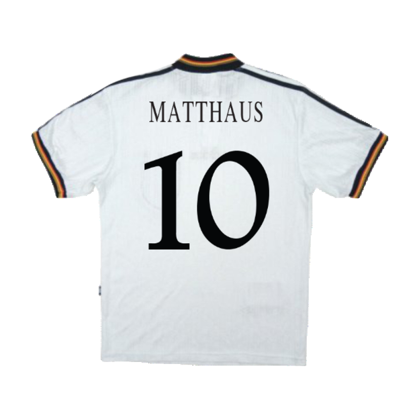 Germany 1996-98 Home Shirt (L) (Good) (Matthaus 10) – Classic Football Kit