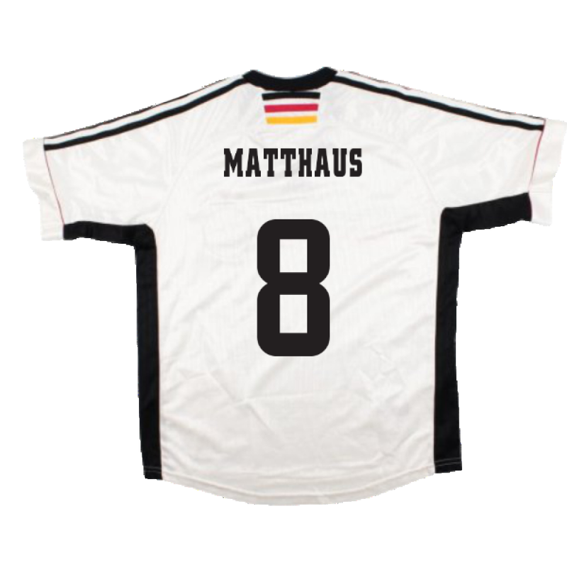Germany 1998-00 Home Shirt (Very Good) (Matthaus 8) – Classic Football Kit