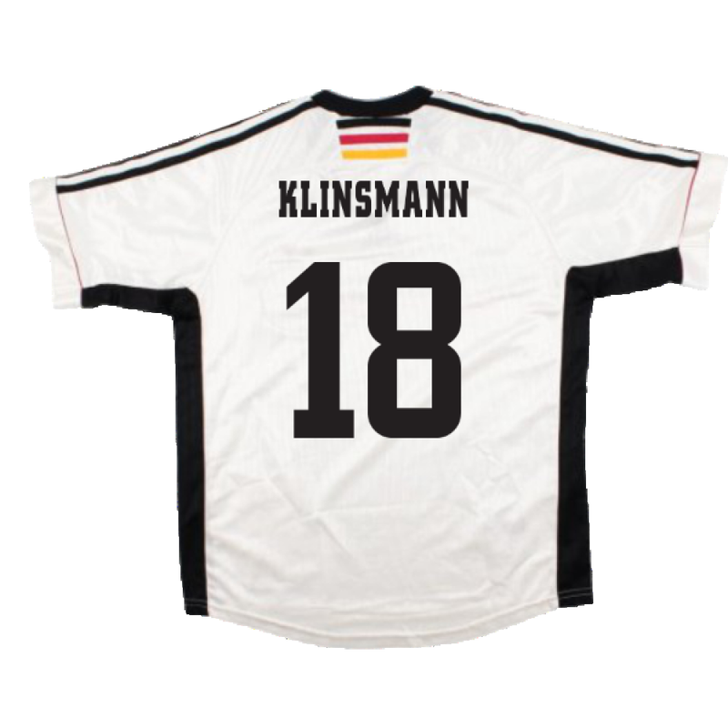 Germany 1998-2000 Home Shirt (XLB) (Good) (Klinsmann 18) – Classic ...