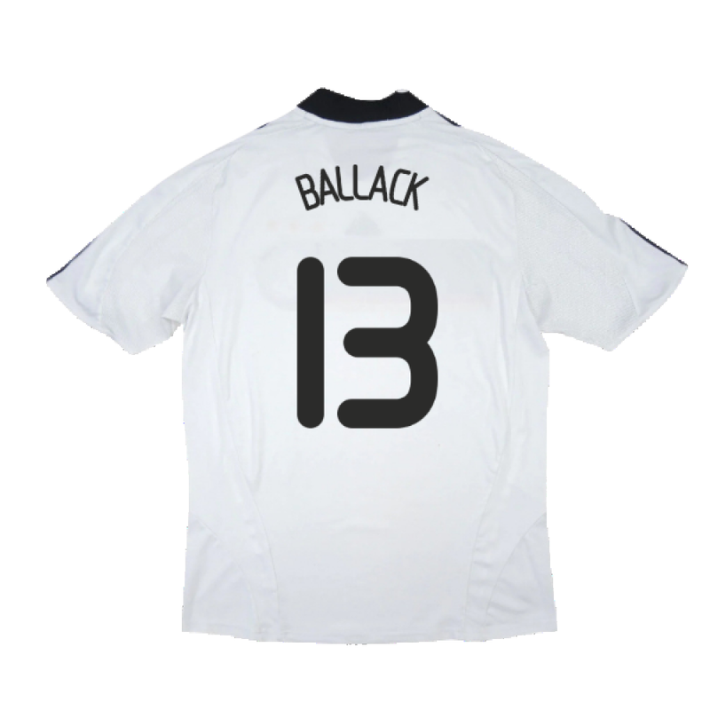Germany 2008-09 Home Shirt (XL) (Fair) (BALLACK 13) – Classic Football Kit