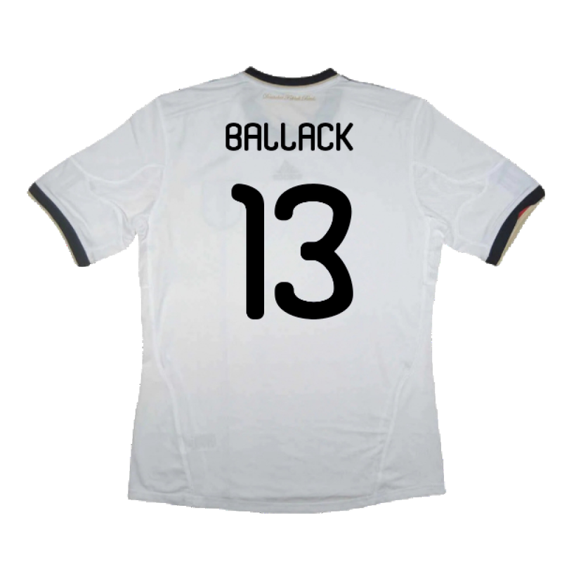Germany 2010-11 Home Shirt (M) (Good) (BALLACK 13) – Classic Football Kit