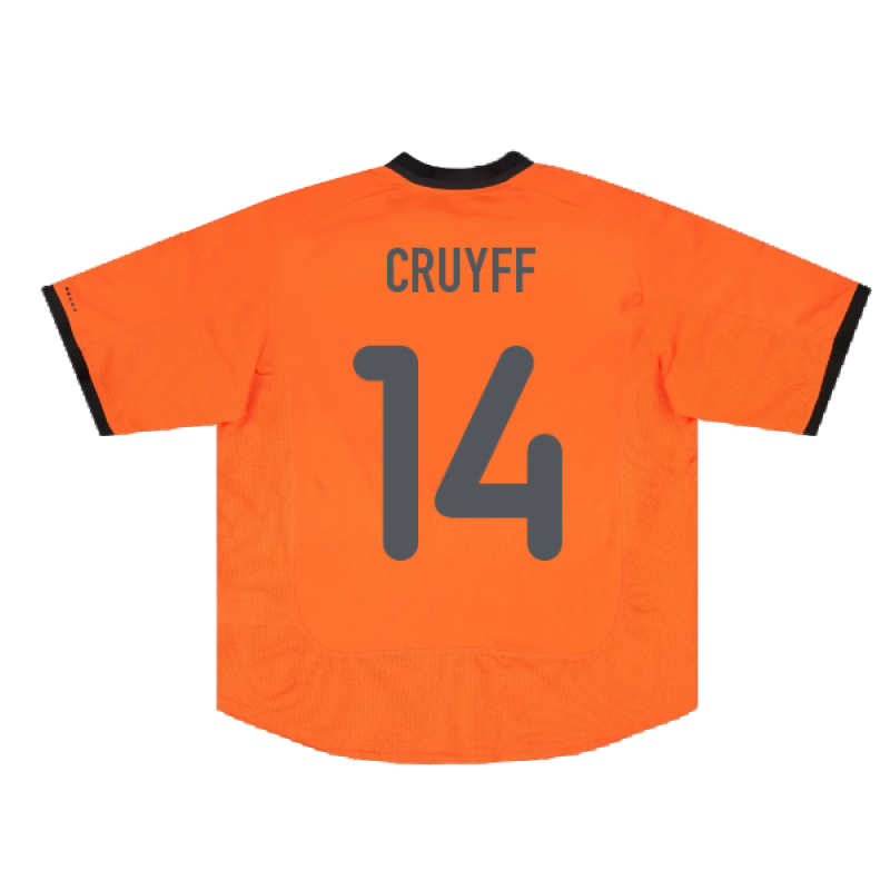 Holland 2000-02 Home Shirt (Excellent) (Cruyff 14) – Classic Football Kit