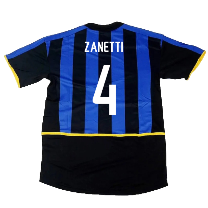 Inter Milan 2002-03 Home Shirt (Very Good) (Zanetti 4) – Classic ...