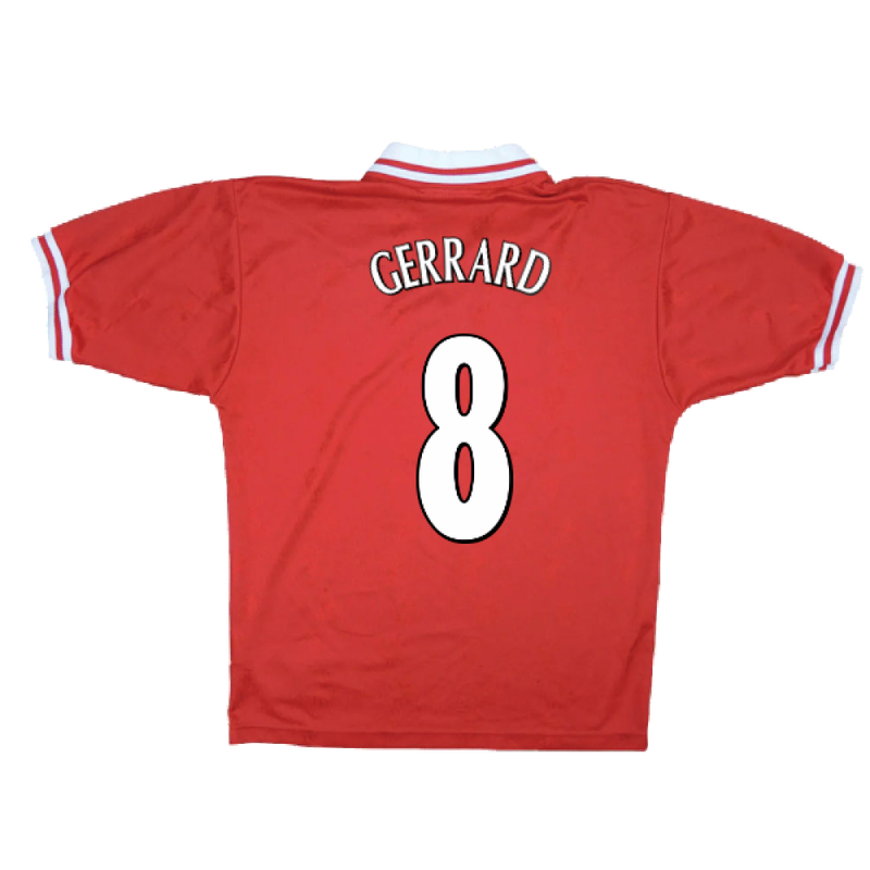 Liverpool 1996-98 Home Shirt (Good) (GERRARD 8) – Classic Football Kit