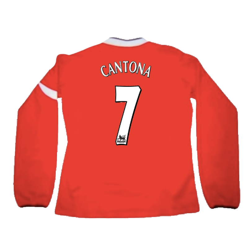 Manchester United 2004-06 Home L/S Shirt (XL) (Very Good) (CANTONA 7 ...