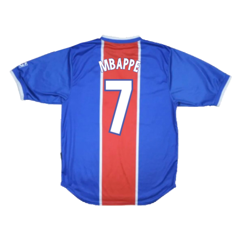 PSG 1999-00 Home Shirt (Good) (MBAPPE 7) – Classic Football Kit
