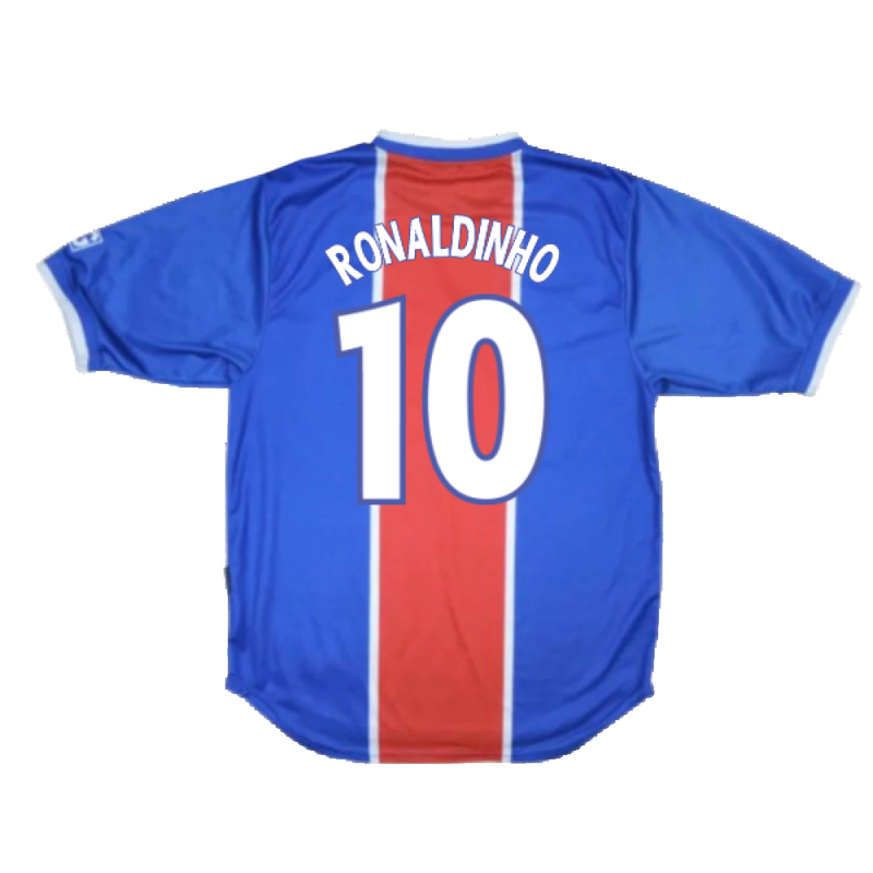 PSG 1999-00 Home Shirt (Good) (RONALDINHO 10) – Classic Football Kit