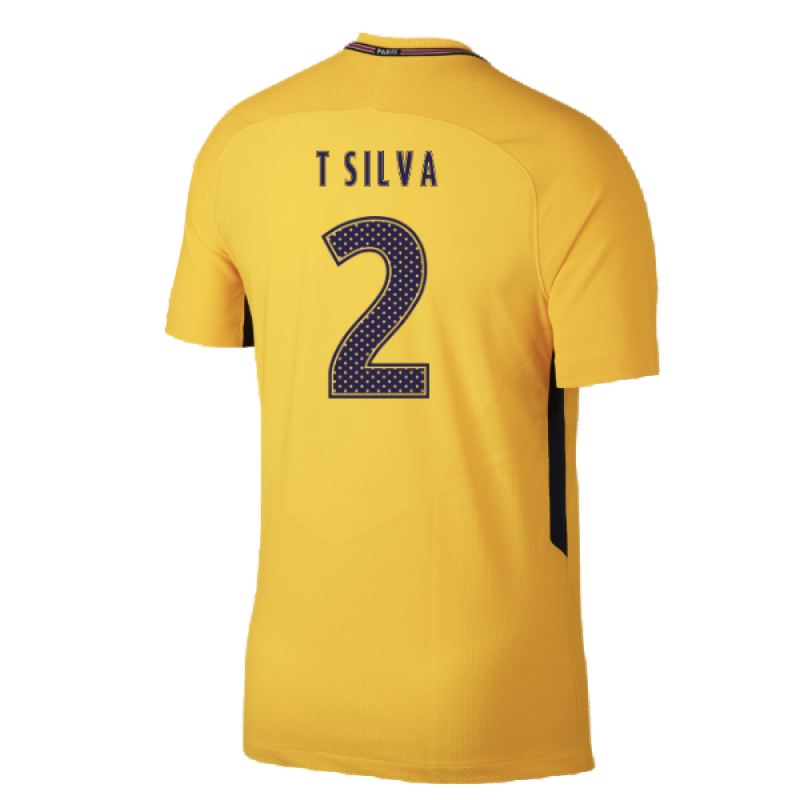 PSG 2017-18 Away Shirt (S) (Fair) (T Silva 2) – Classic Football Kit