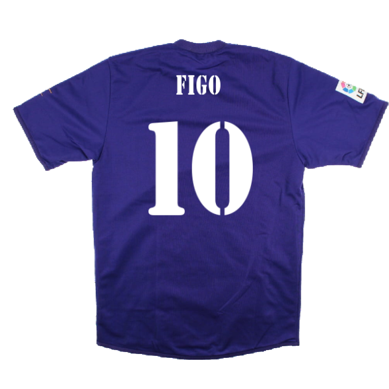 Real Madrid 2001-02 Anniversary Third Shirt (S) (Excellent) (Figo 10 ...