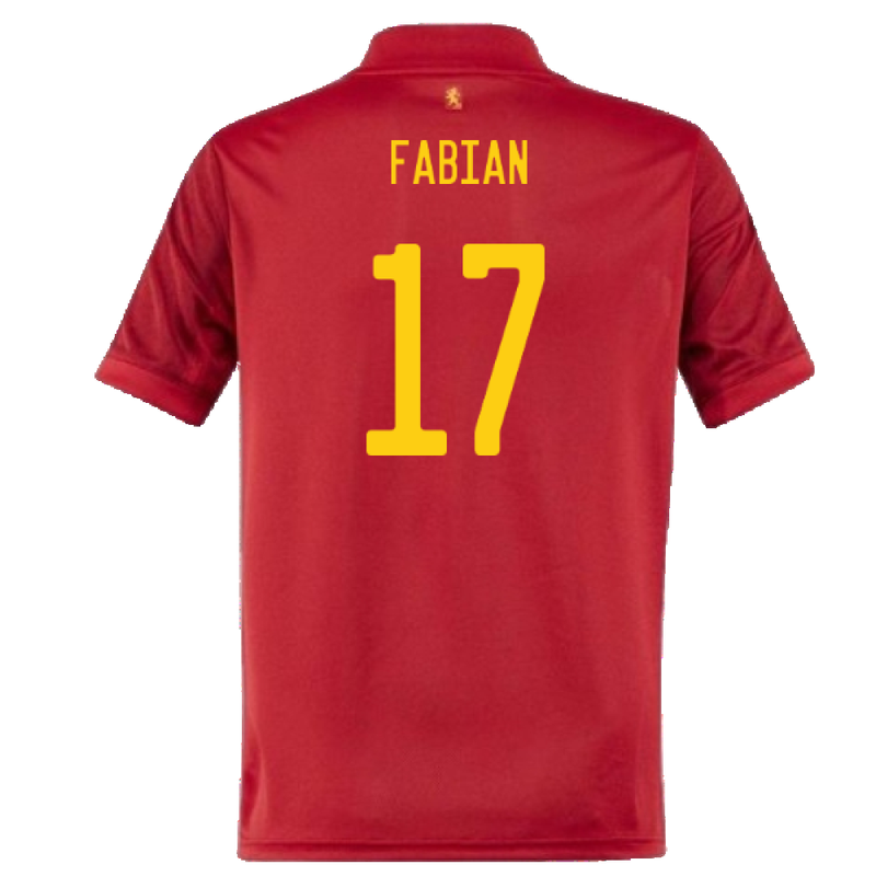 Spain 2020-21 Home Shirt (S) (Good) (FABIAN 17) – Classic Football Kit