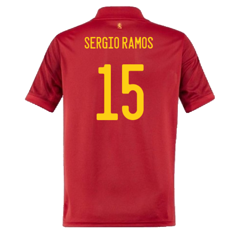 Spain 2020-21 Home Shirt (S) (Good) (SERGIO RAMOS 15) – Classic ...