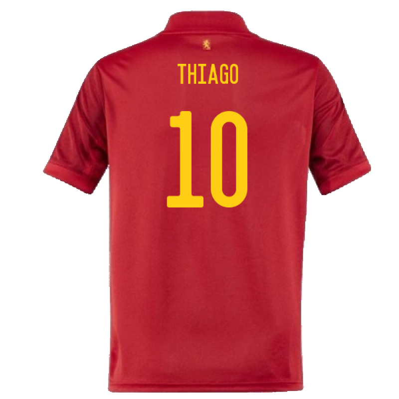 Spain 2020-21 Home Shirt (S) (Good) (THIAGO 10) – Classic Football Kit