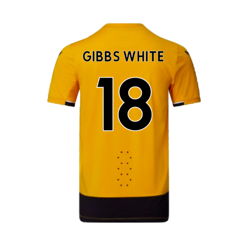 Wolves 2022-23 Pro Home Shirt (Sponsorless) (S) (Mint) (GIBBS WHITE 18 ...