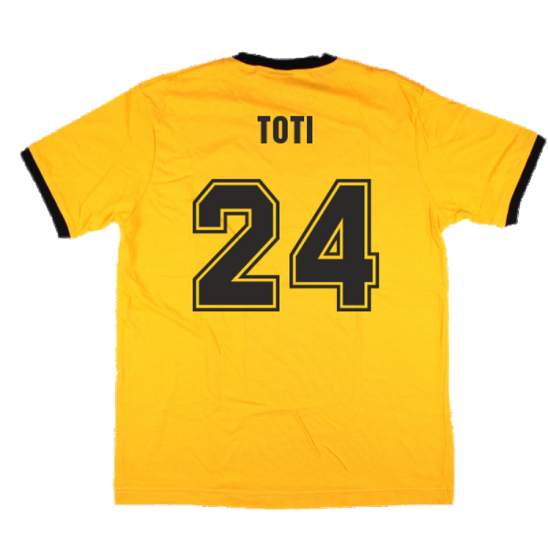 Wolves Toffs Retro Home Shirt (L) (Toti 24) (BNWT) – Classic Football Kit